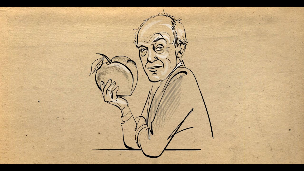 Animated Portrait of Roald Dahl - YouTube
