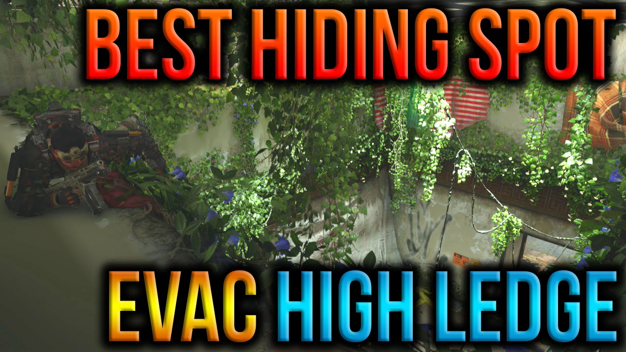 BO3 - Evac Amazing High Ledge Hiding Spot! - YouTube