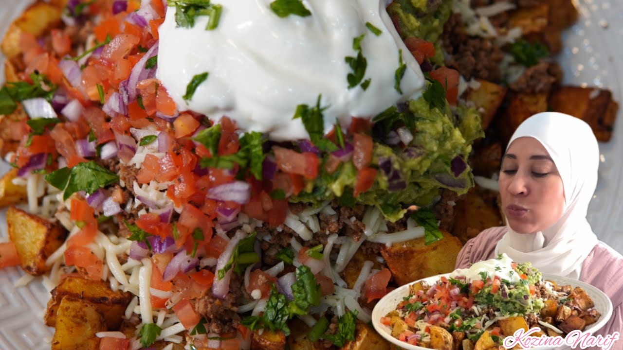 Taco Twist / طاكوس مع صلصة و كواكمولة من دون خبز تورتيا مذاق منعش 🌮 ...