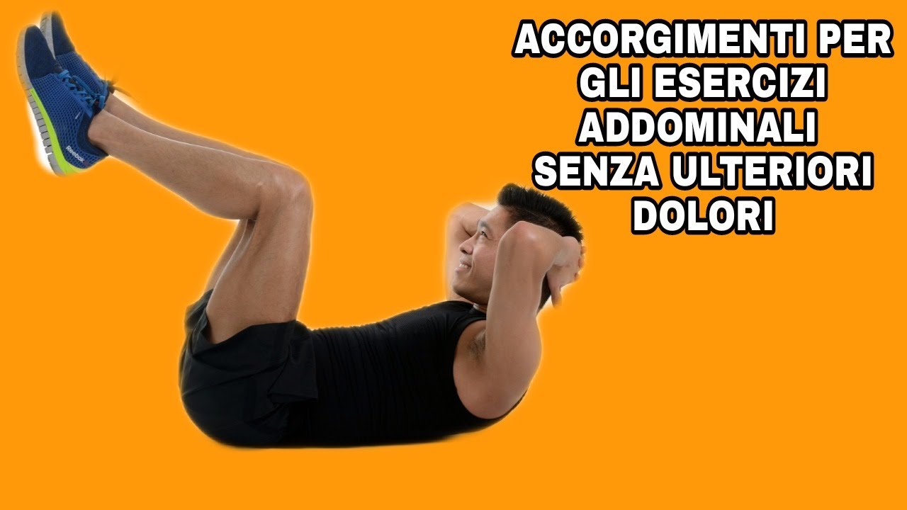 Addominali retto e trasverso dell'addome in pratica - YouTube