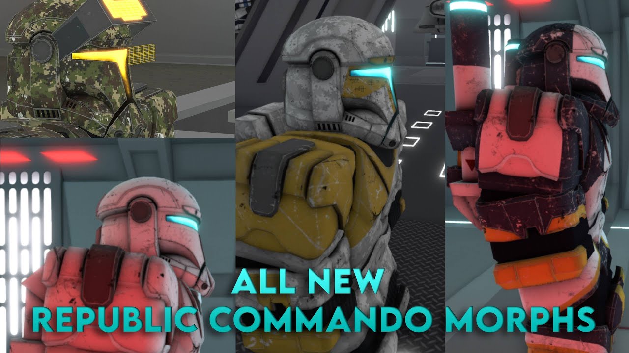 All NEW Republic Commando Morphs Showcase! | Roblox GAR - YouTube