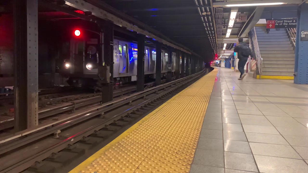 MTA IND: 168 Street Bound R179 (C) Train Leaving Canal St - YouTube