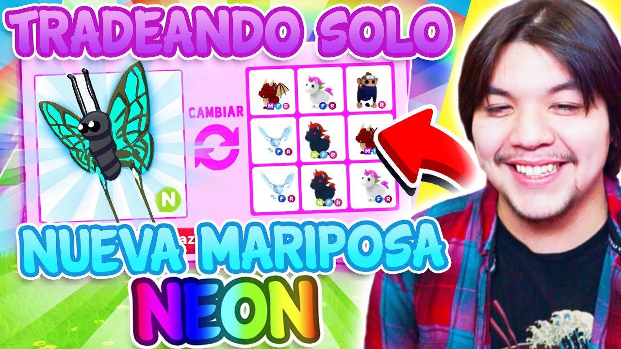 TRADEO SOLO LA *NUEVA MARIPOSA NEÓN* y *ESTO ME OFRECIERON* en ADOPT ME ...