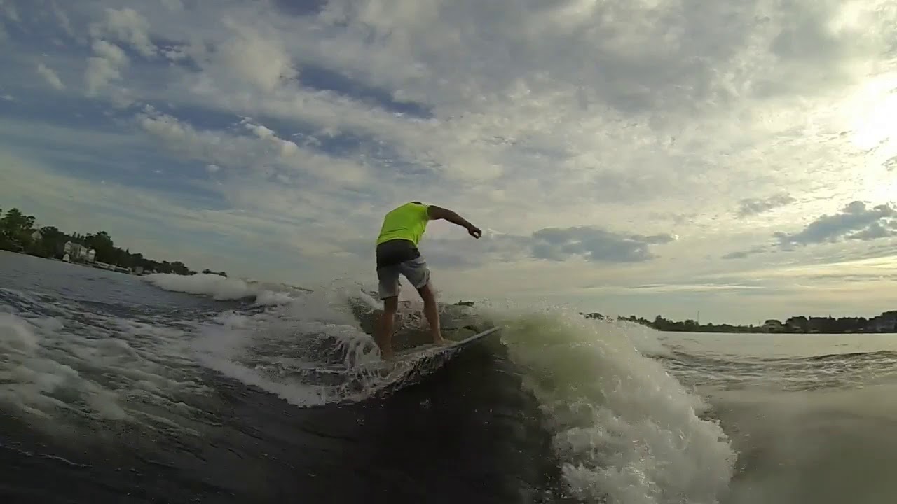 Brian Scolari Wakesurf July 2018 - YouTube
