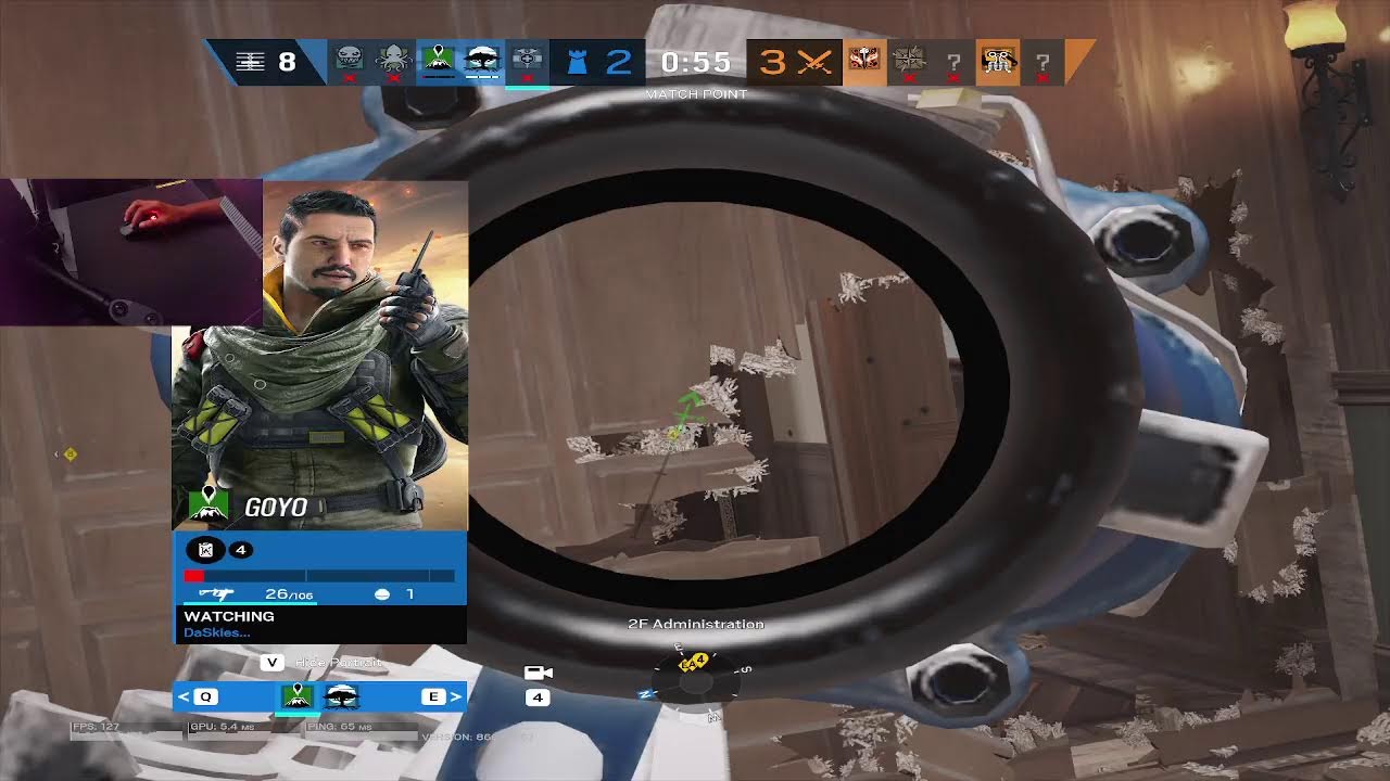 siege time mouse cam - YouTube
