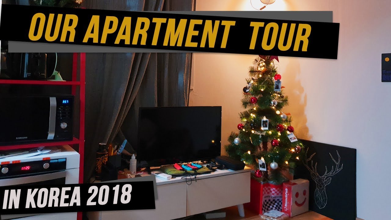Our Apartment Tour In Korea! | 2018 | AMBW Couple In Korea - YouTube