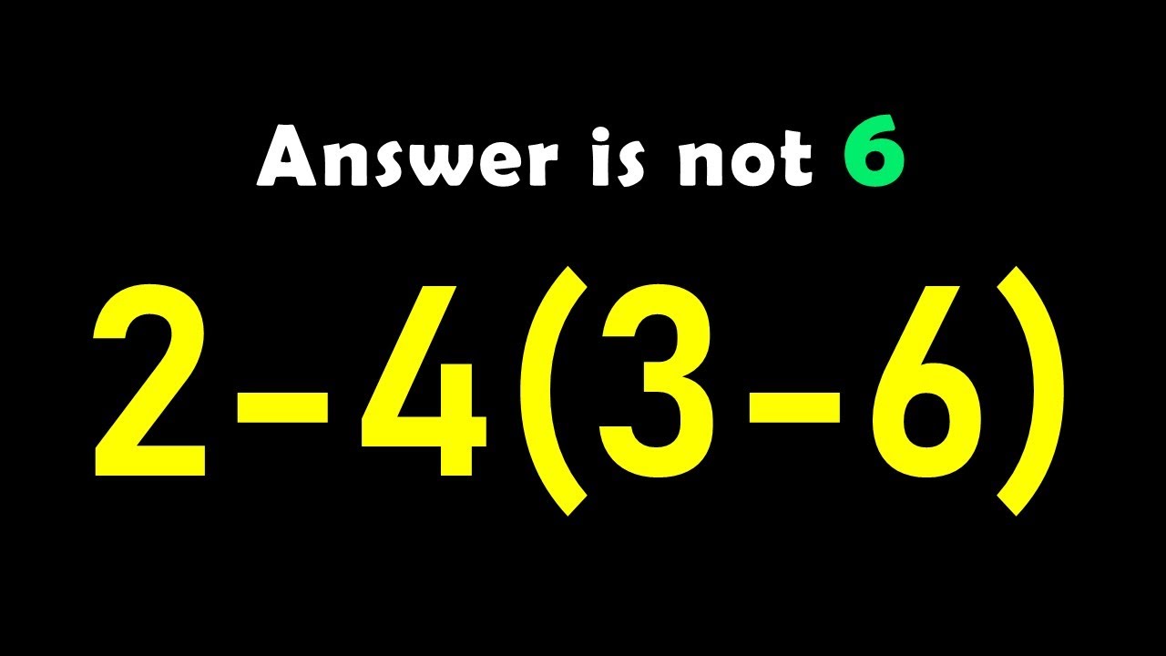 This Simple Math Question Stumps Everyone ! - YouTube