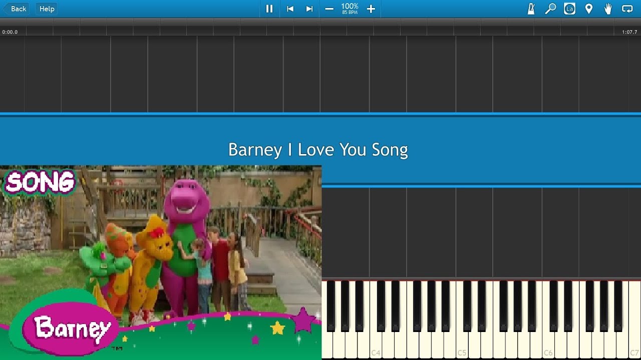 Barney I Love You Song - YouTube