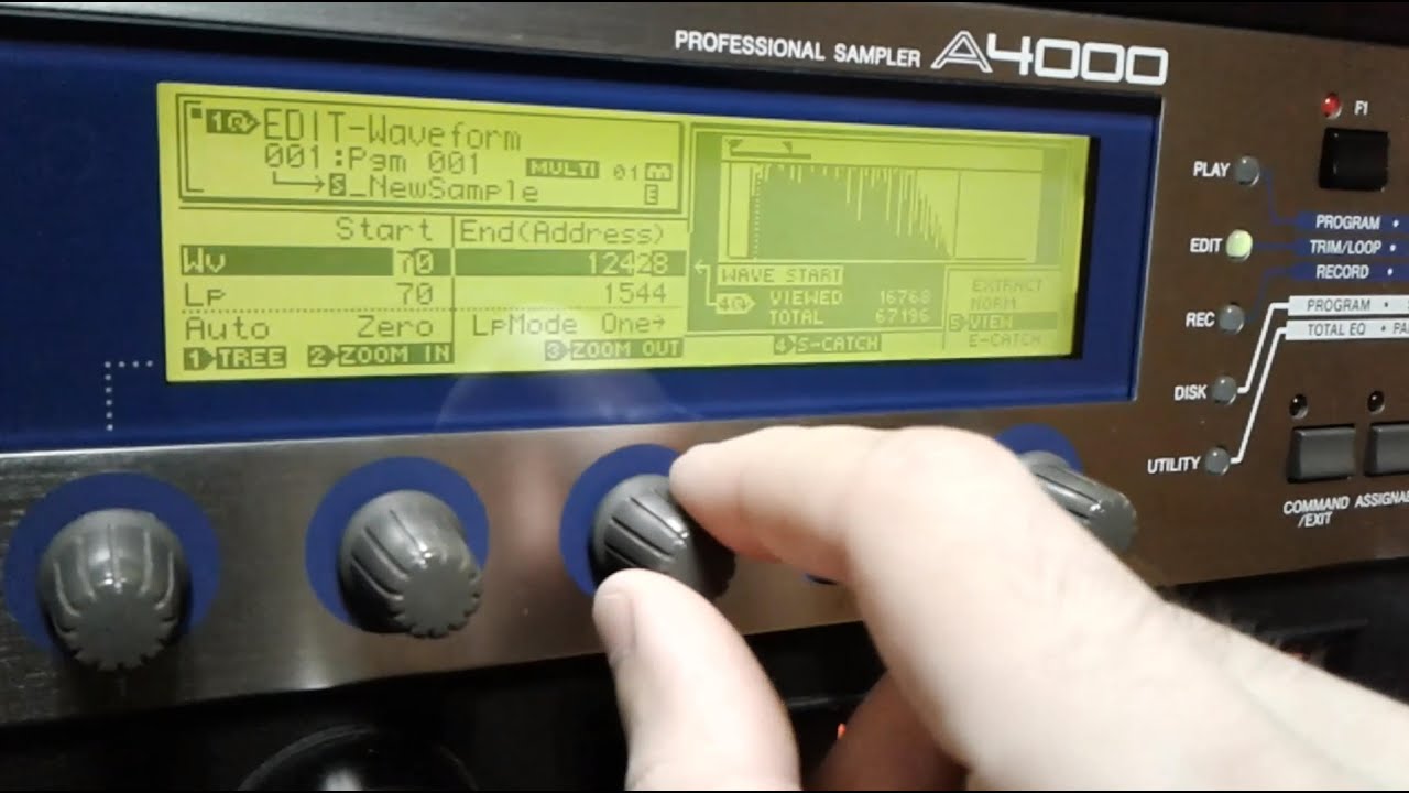 Internal Resampling Technique to Create New Sounds on Yamaha A4000 ...