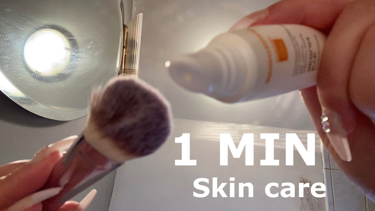 Asmr Doing Your Skin Care Routine Fast And Aggressive In 1 Minute 💆♀️