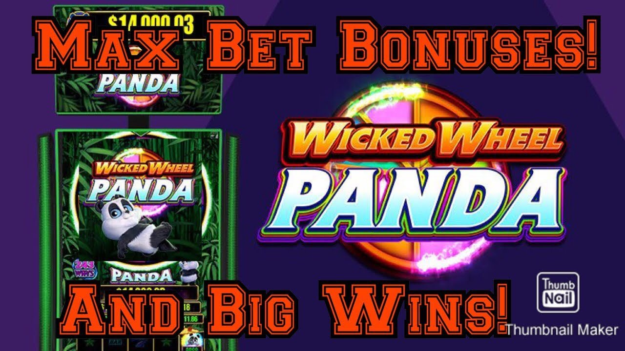Max Bet Bonuses on Wicked Wheel Panda 🐼 with Big Wins! Panda does me ...