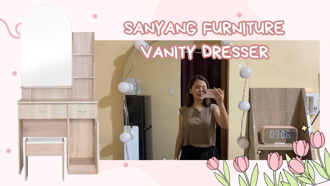Unboxing My New SANYANG Vanity Dresser + Full Vanity Tour! - YouTube
