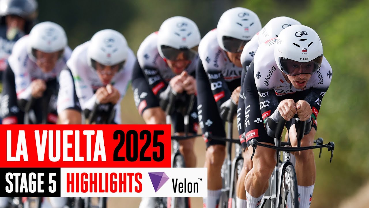 Flawless team team-trial performance 🚀 Vuelta a España 2025 Stage 5 ...