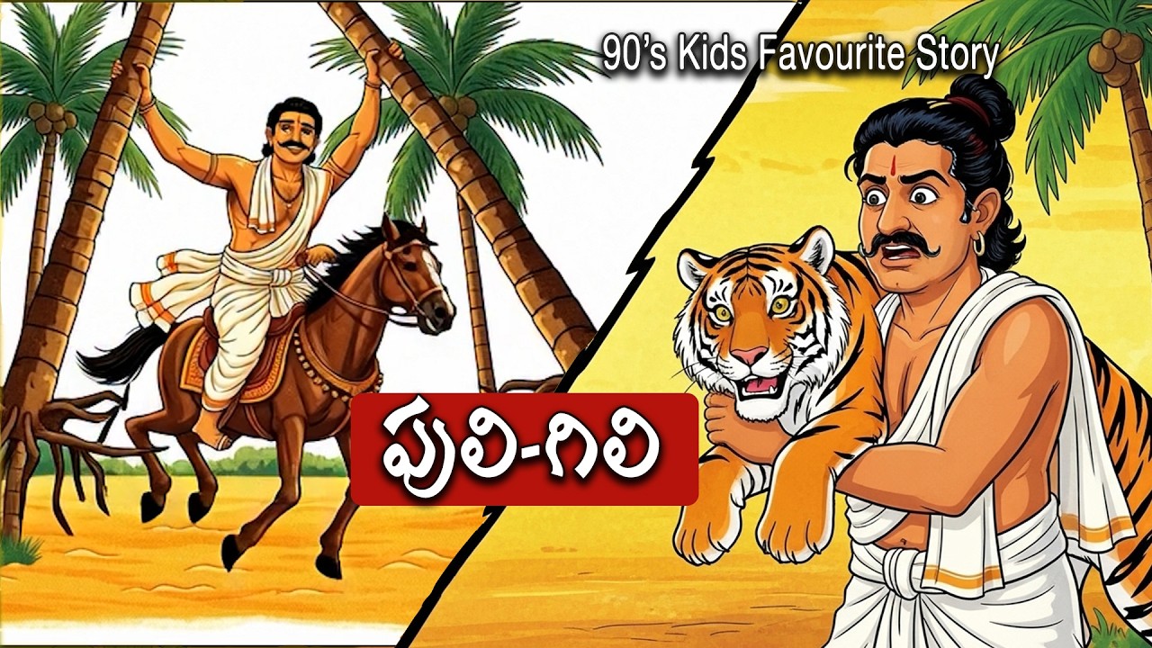 పులి-గిలి | అలసత్వం అతన్ని మహావీరుడిని చేసింది | Puli Gili Full Story ...