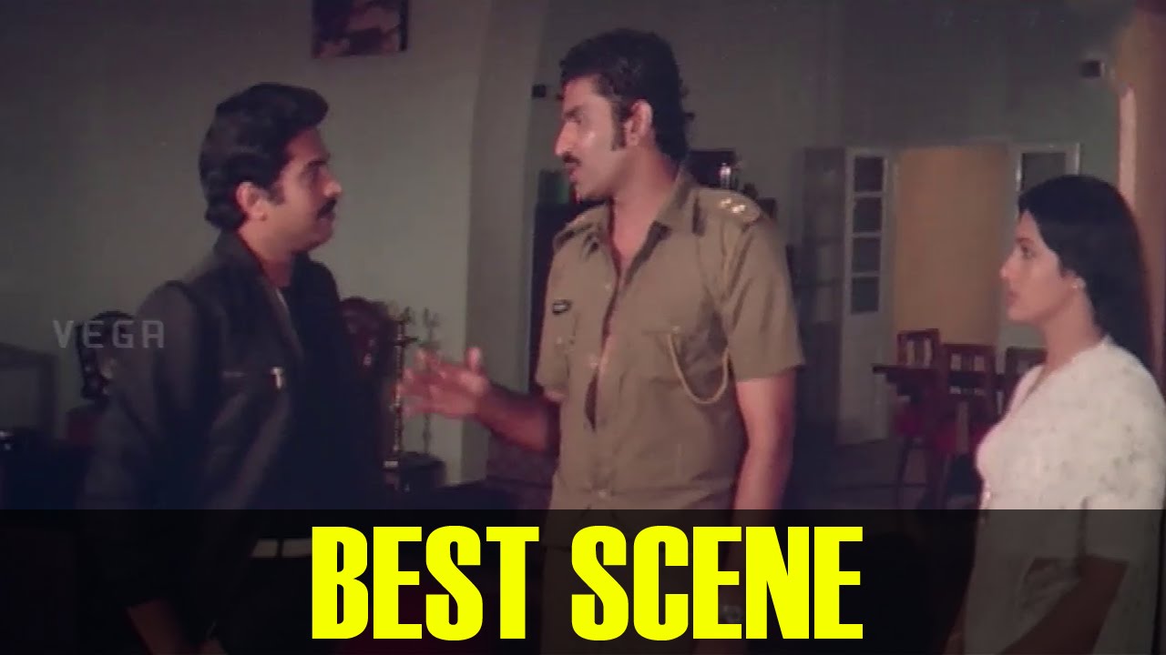 Mammootty, Captain Raju and Seema Best Scene || Athirathram - YouTube