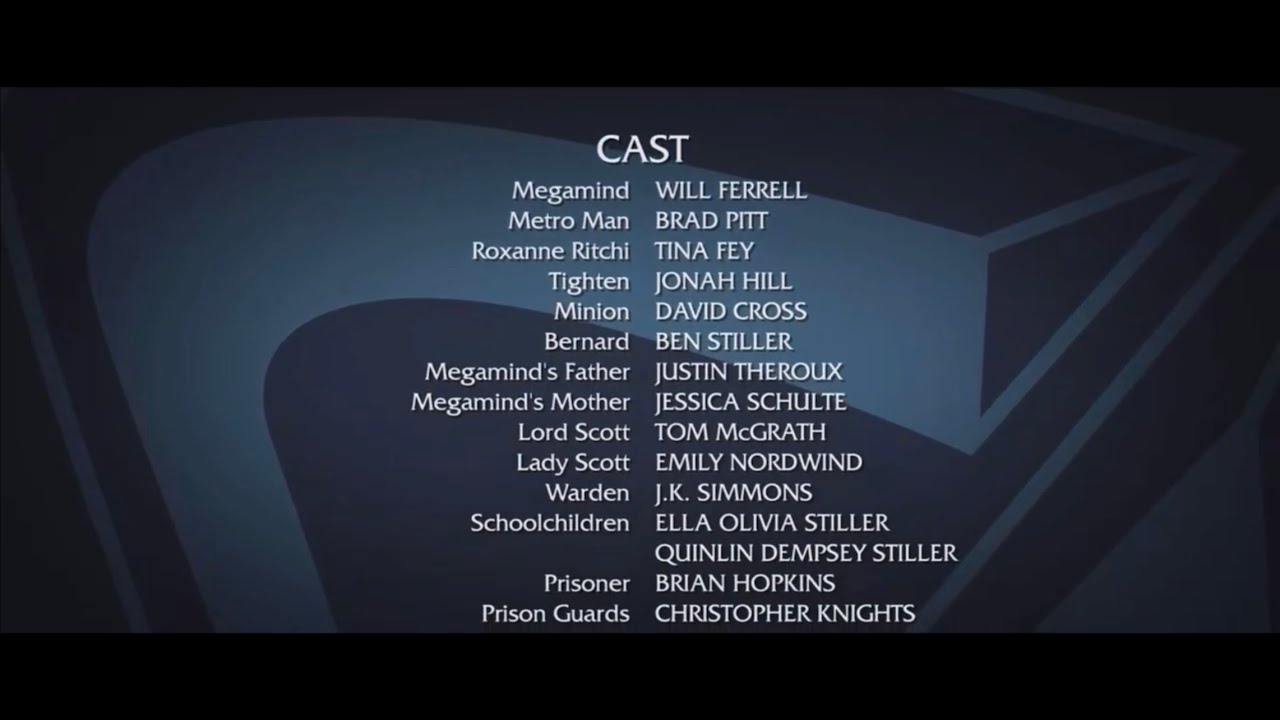 Megamind (2010) end credits (Edited) - YouTube