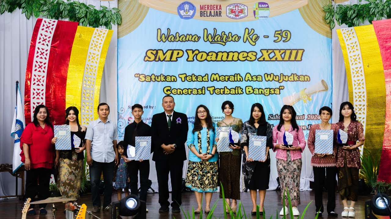 Wasana Warsa Ke-59 SMP Yoannes XXIII TA.2023/2024 - YouTube