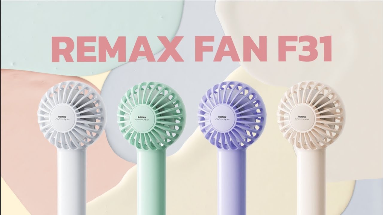 Remax Fan handheld mini F31 - พัดลม พัดลมพกพา พัดลมเล็ก พัดลมมือถือ ...