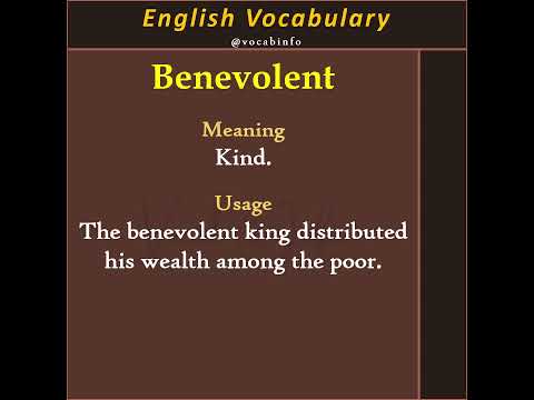 #english #vocabularybuilder #vocabulary #englishvocabulary #learnenglish #info #vocab #kind #king
