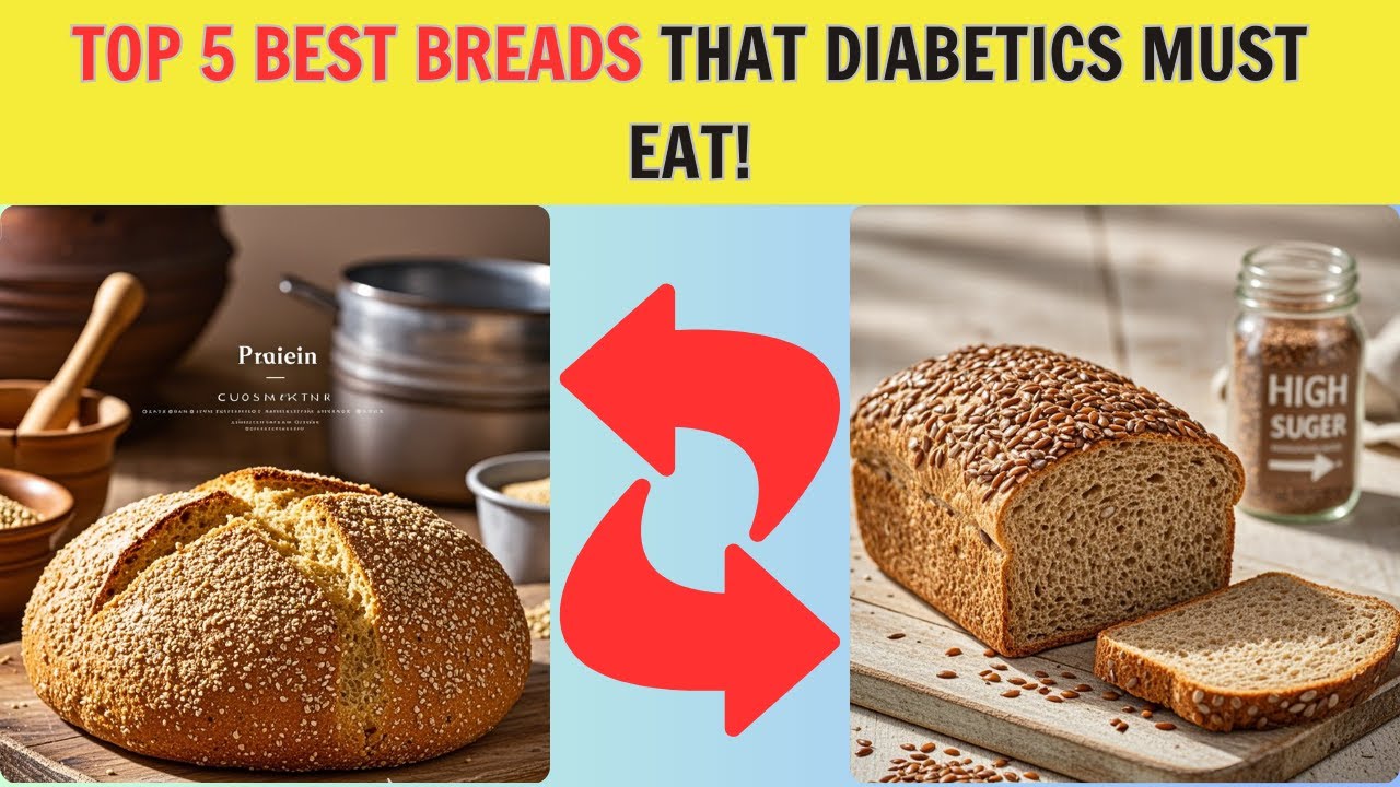 Top 5 Best Breads That Diabetics MUST Eat! - YouTube