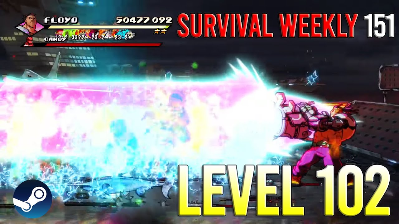 Streets Of Rage 4 - Floyd SOR4 Survival Weekly 151 V8 (Level 102) - YouTube
