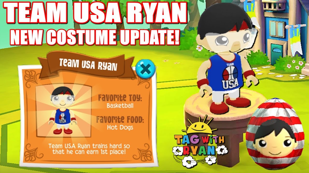 Tag with Ryan - Team USA Ryan NEW COSTUME UPDATE All Vehicles All ...