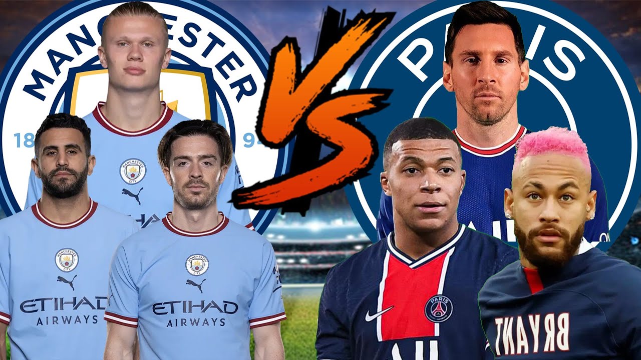 MNM VS MHG(messi,neymar,mbappe)(mahrez,haaland,grealish)🔥💪 - YouTube