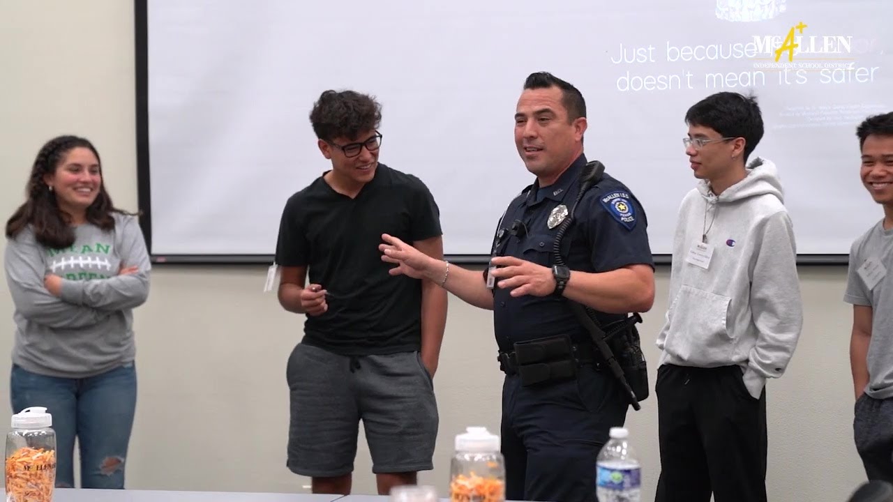 District Police give lesson on dangers of vaping | McAllen ISD - YouTube