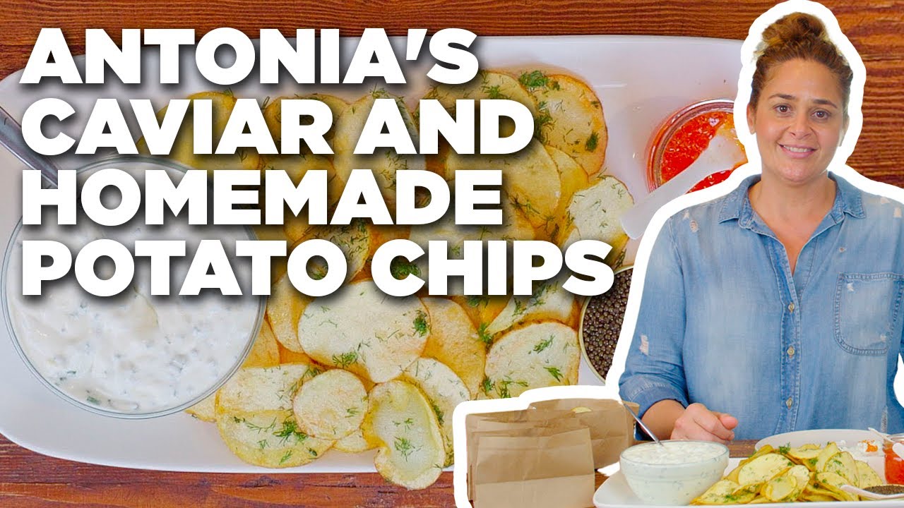 Antonia Lofaso's Caviar with House-Made Potato Chips | Feast of the ...