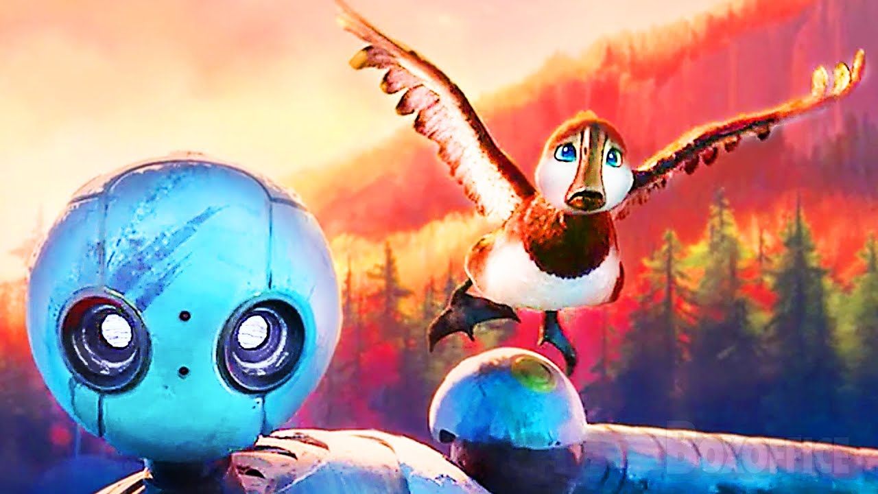 Der Wilde Roboter hilft seinem Sohn, zu fliegen | Der wilde Roboter ...