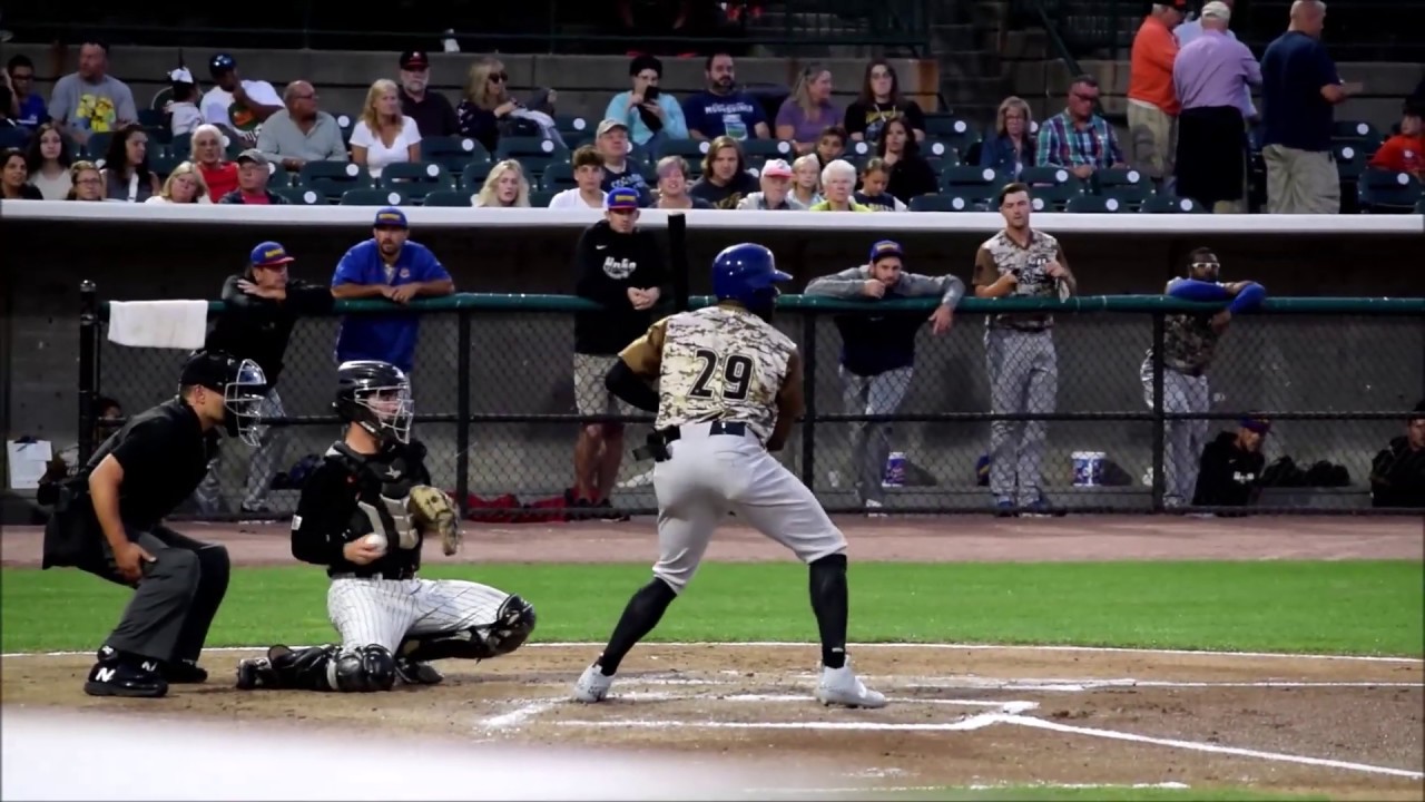 Rockers Jared Mitchell Batting 9/21/19 HD - YouTube