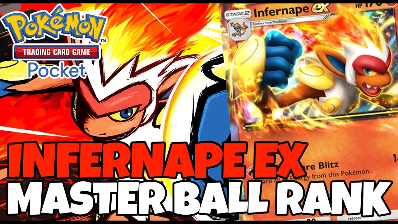 DECK - INFERNAPE EX | MASTER BALL RANK | POKÉMON TCG POCKET | FeLLz ...