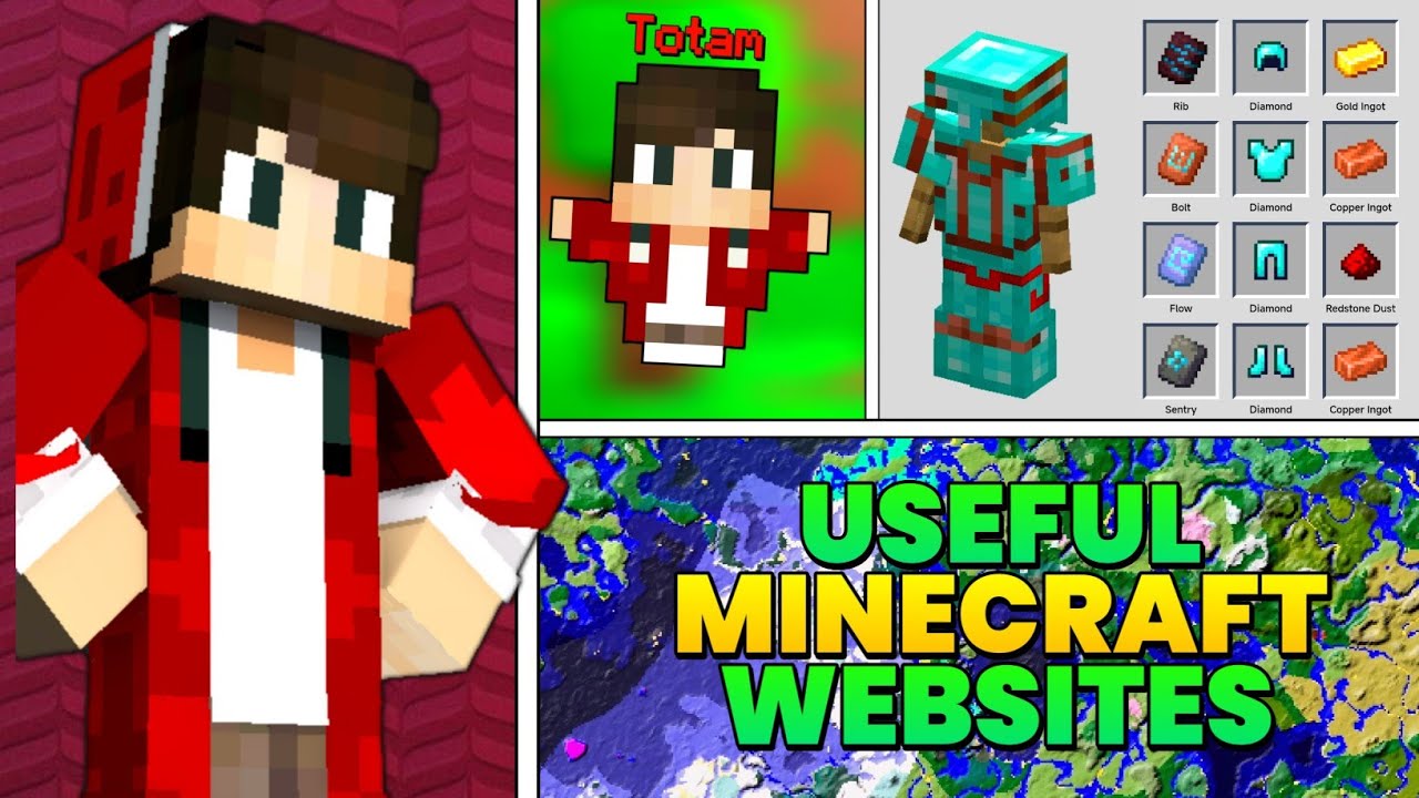 🤯Top 4 Minecraft Websites You NEED to Know About! 🔥 || 4 useful ...