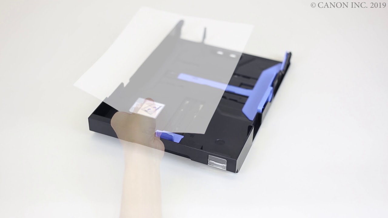 Loading paper: cassette (G6000 series) - YouTube