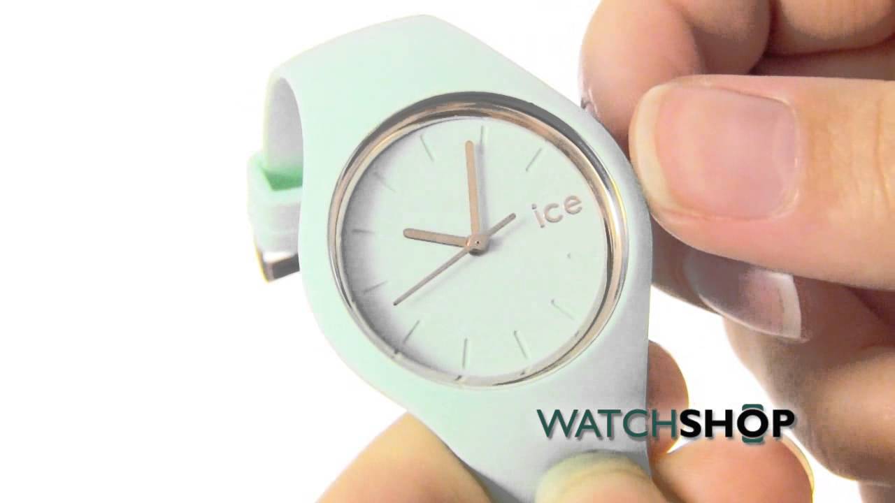 Ice-Watch Ladies' ice Glam Pastel aqua small Watch (ICE.GL.AQ.S.S.14 ...