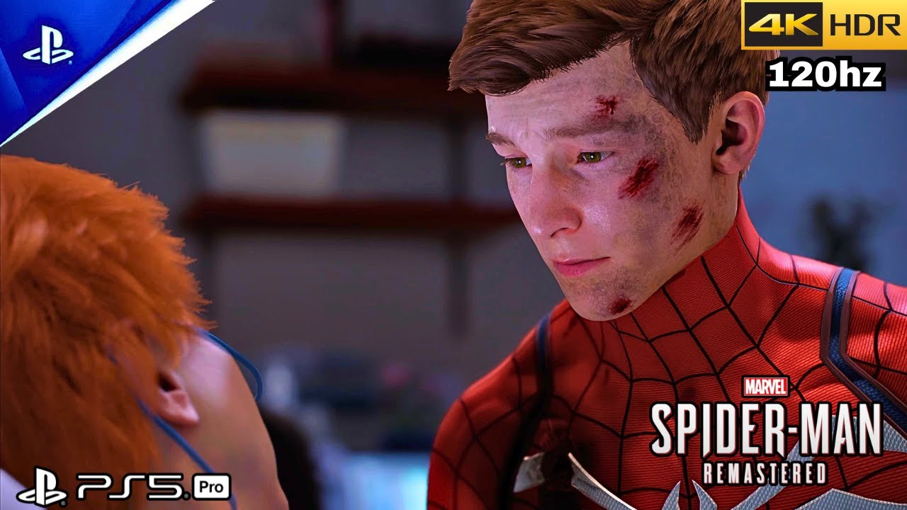 Marvel's Spider-Man Remastered - Death of Aunt May ( PS5 PRO 120 hz ...
