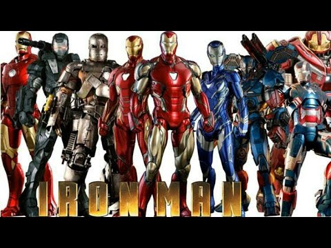 All 58 Iron Man and War Machine Suits - YouTube