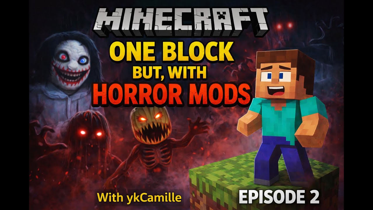 Minecraft One Block, But With Horror Mods - Episode 2 - YouTube