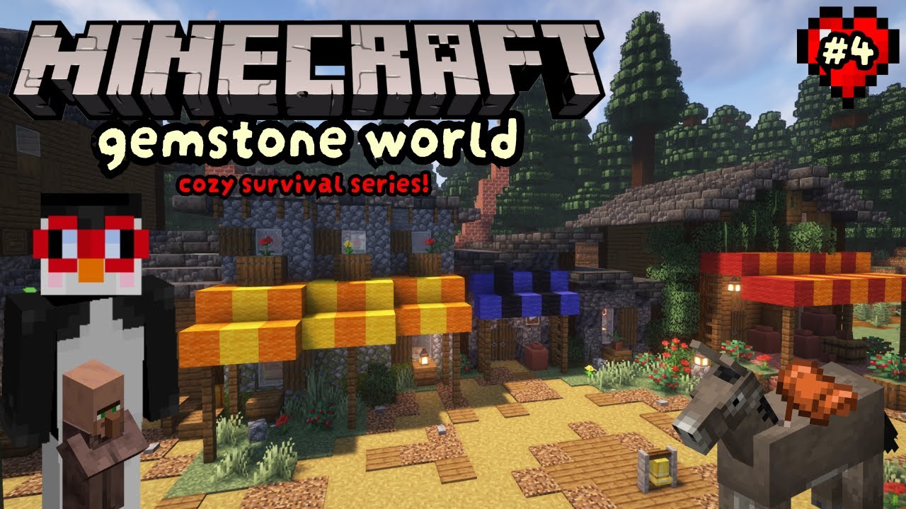 Rebuilding a Spruce Village in Minecraft! 💎🐧 Ep.4 - YouTube