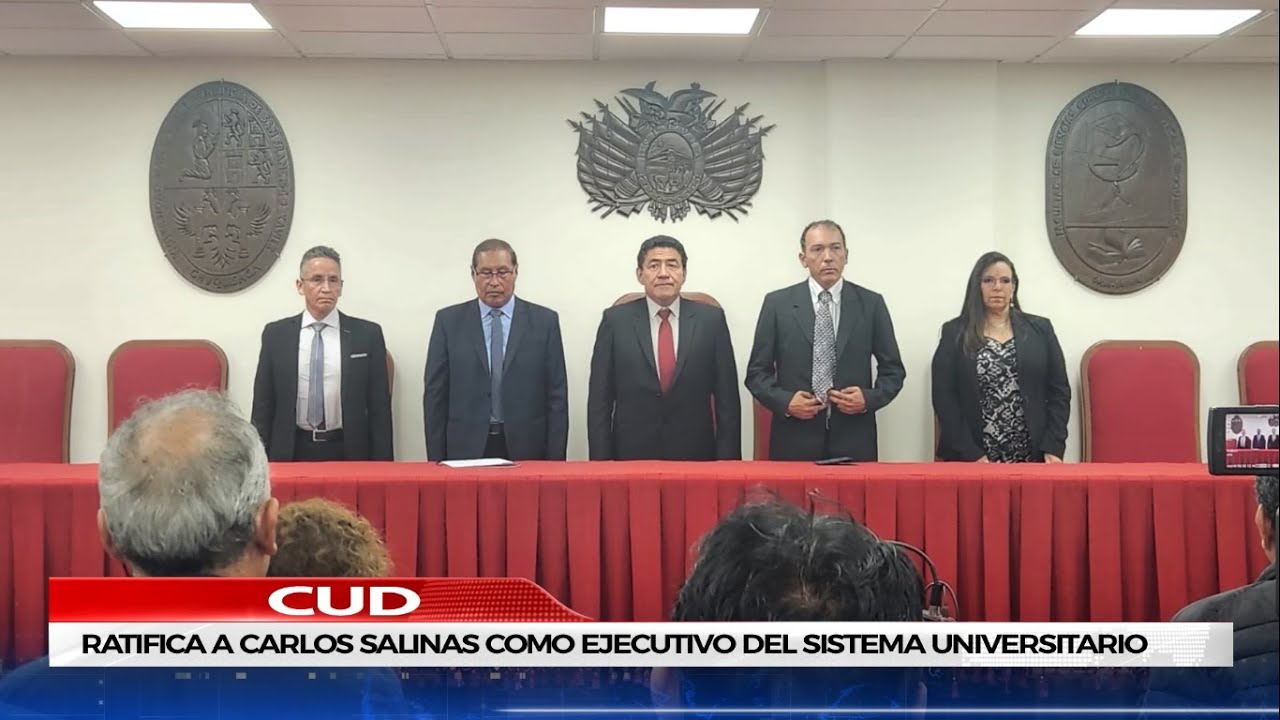 CUD “RATIFICA A CARLOS SALINAS COMO EJECUTIVO DEL SISTEMA UNIVERSITARIO ...