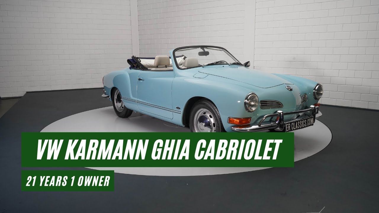 VW Karmann Ghia Cabriolet | New Paintwork | 21 Years 1 Owner | 1971 ...