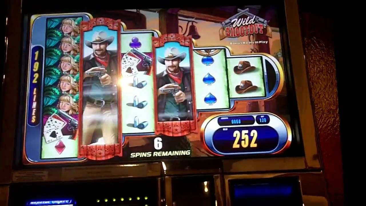 Wild Shootout Slot Bonus - WMS - YouTube
