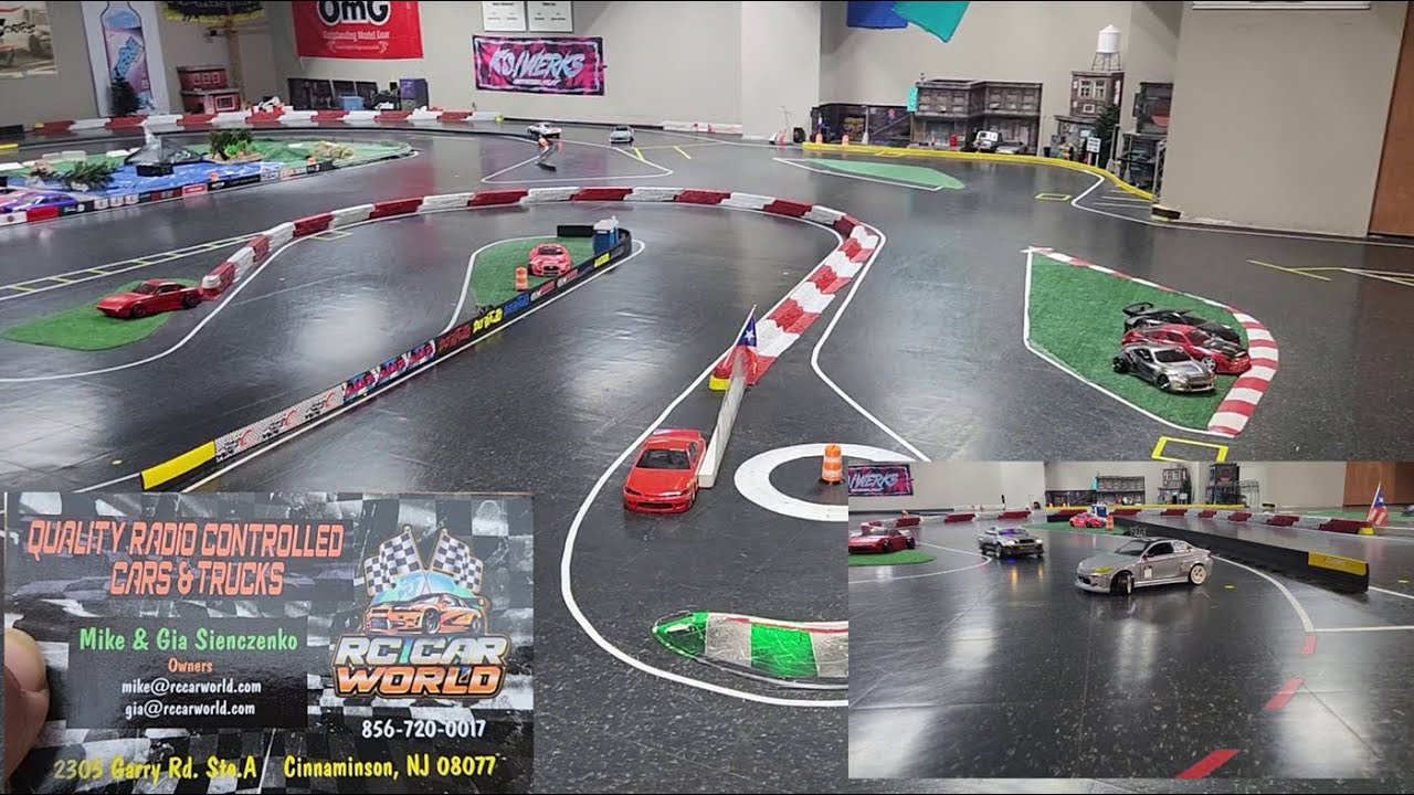 RC Car World Hobby Store with Drift track - YouTube