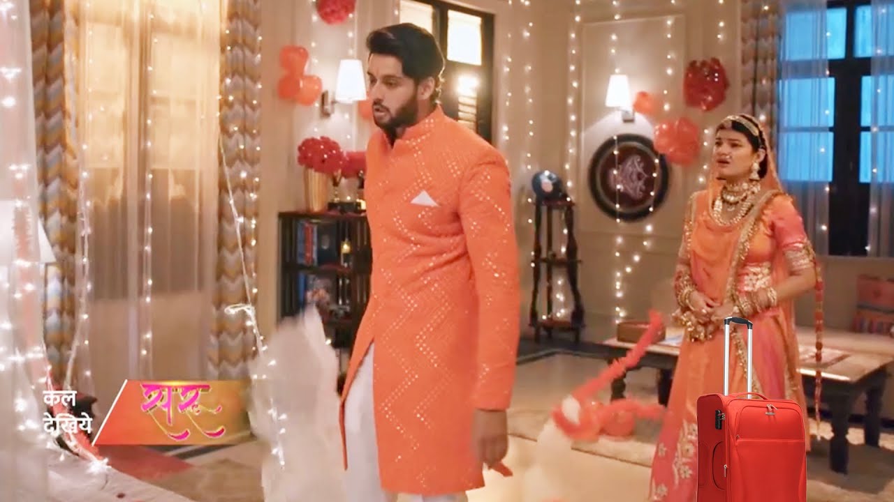 SARU || 29 Oct. || Today Episode || Saru Leave House After Ved ANgry ...