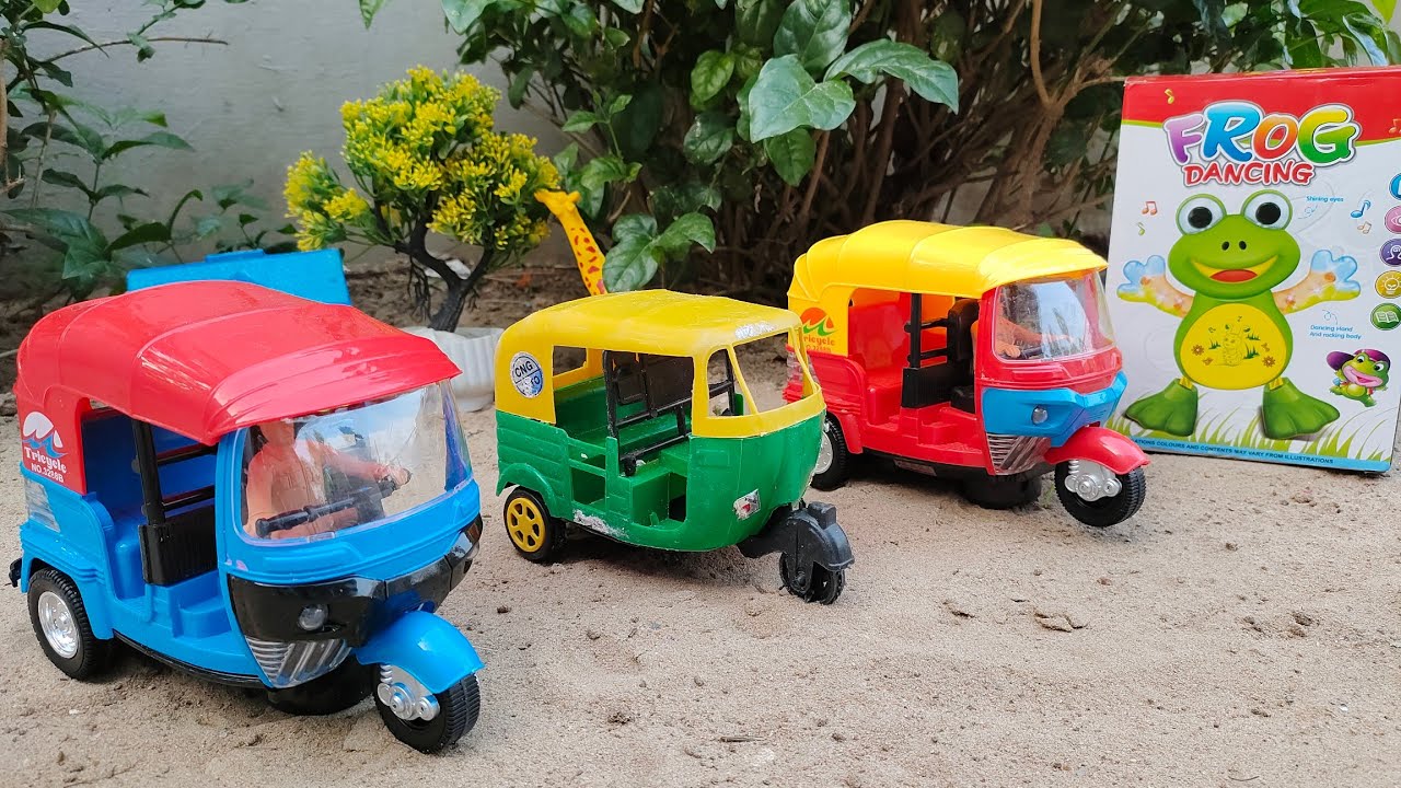 Dancing Frog, CNG Auto Rickshaw, JCB cartoon Gadi, cartoon Frog ...