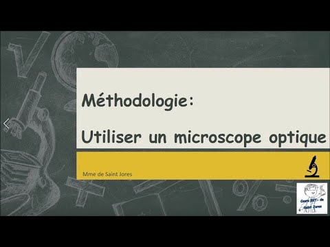 Utiliser le microscope optique - YouTube
