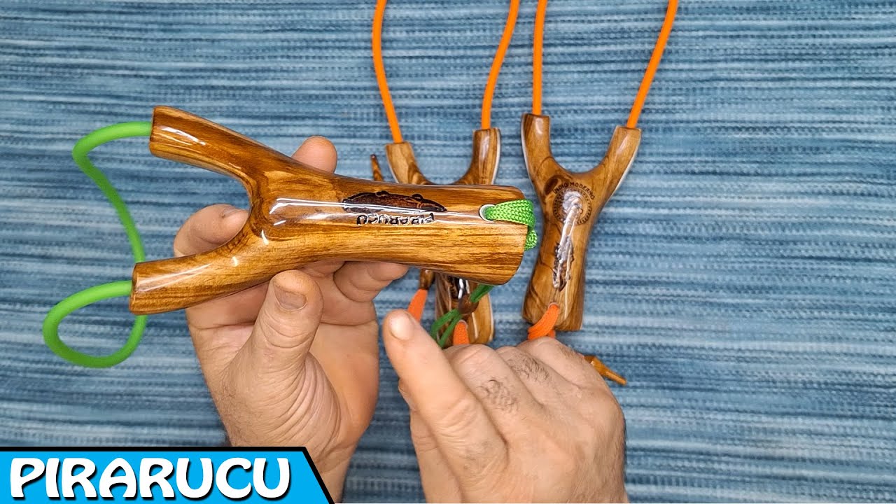 NOVO CABO DE ESTILINGUE - MODELO PIRARUCU - YouTube