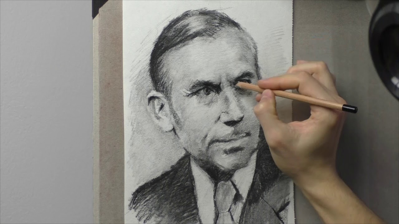 Július Lenko - portrét TIMELAPSE - YouTube