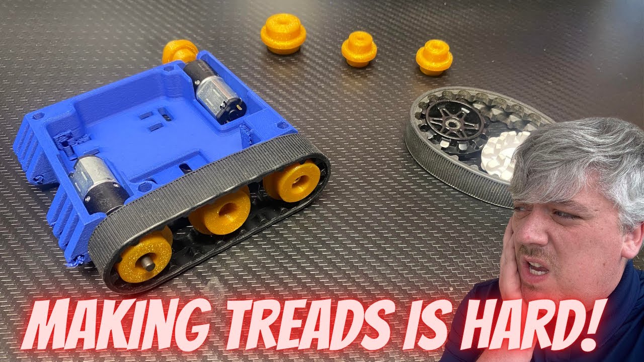 Tank Tread Robots Are TOUGH To Make - YouTube