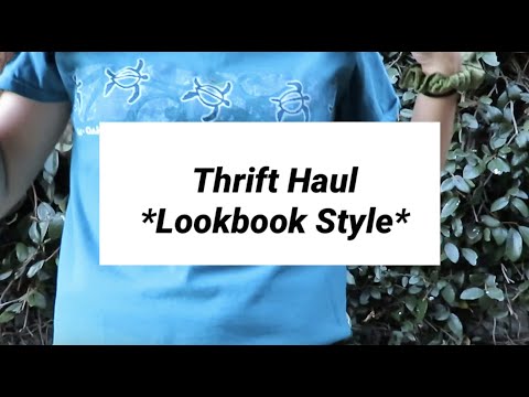 Thrift Haul Lookbook// Calista Marie